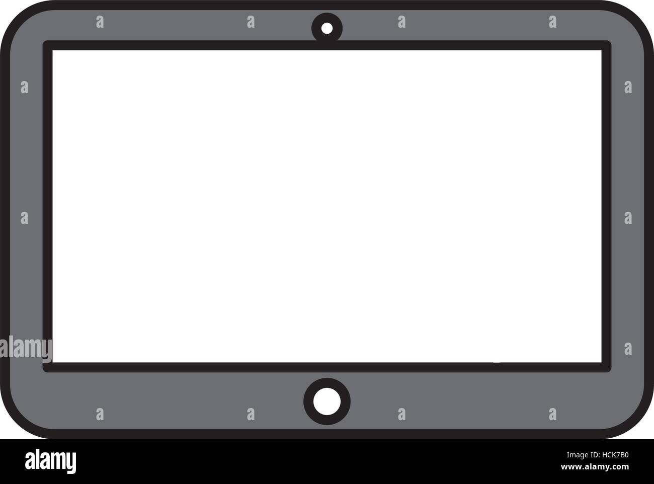 tablet technology line icon vector illustration design Stock Vector ...