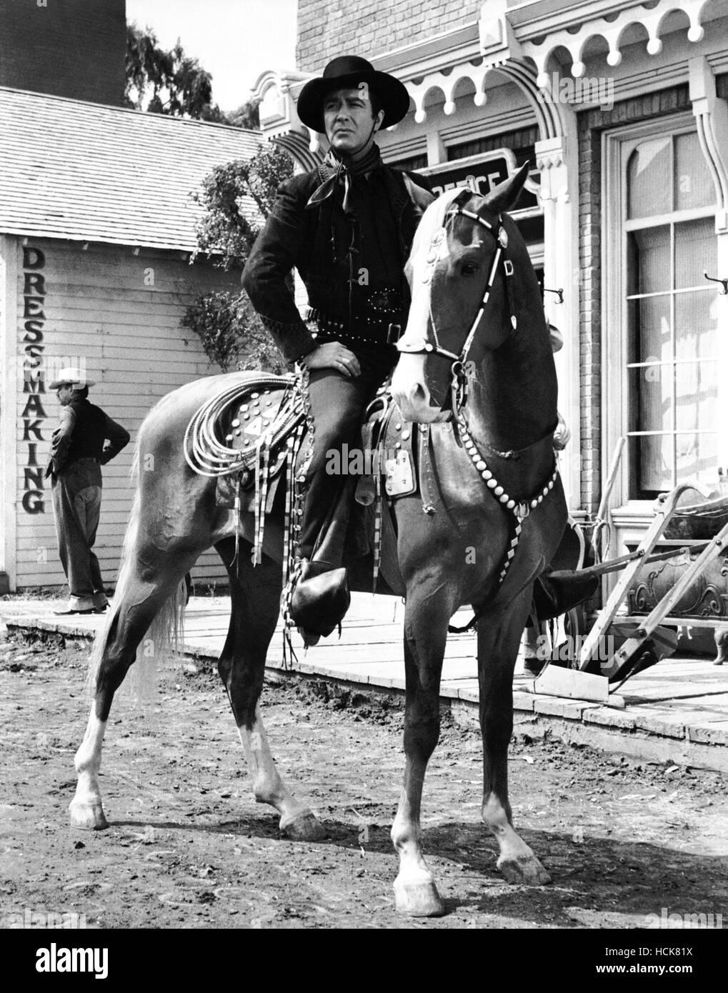 RIDE, VAQUERO!, Robert Taylor, 1953 Stock Photo - Alamy