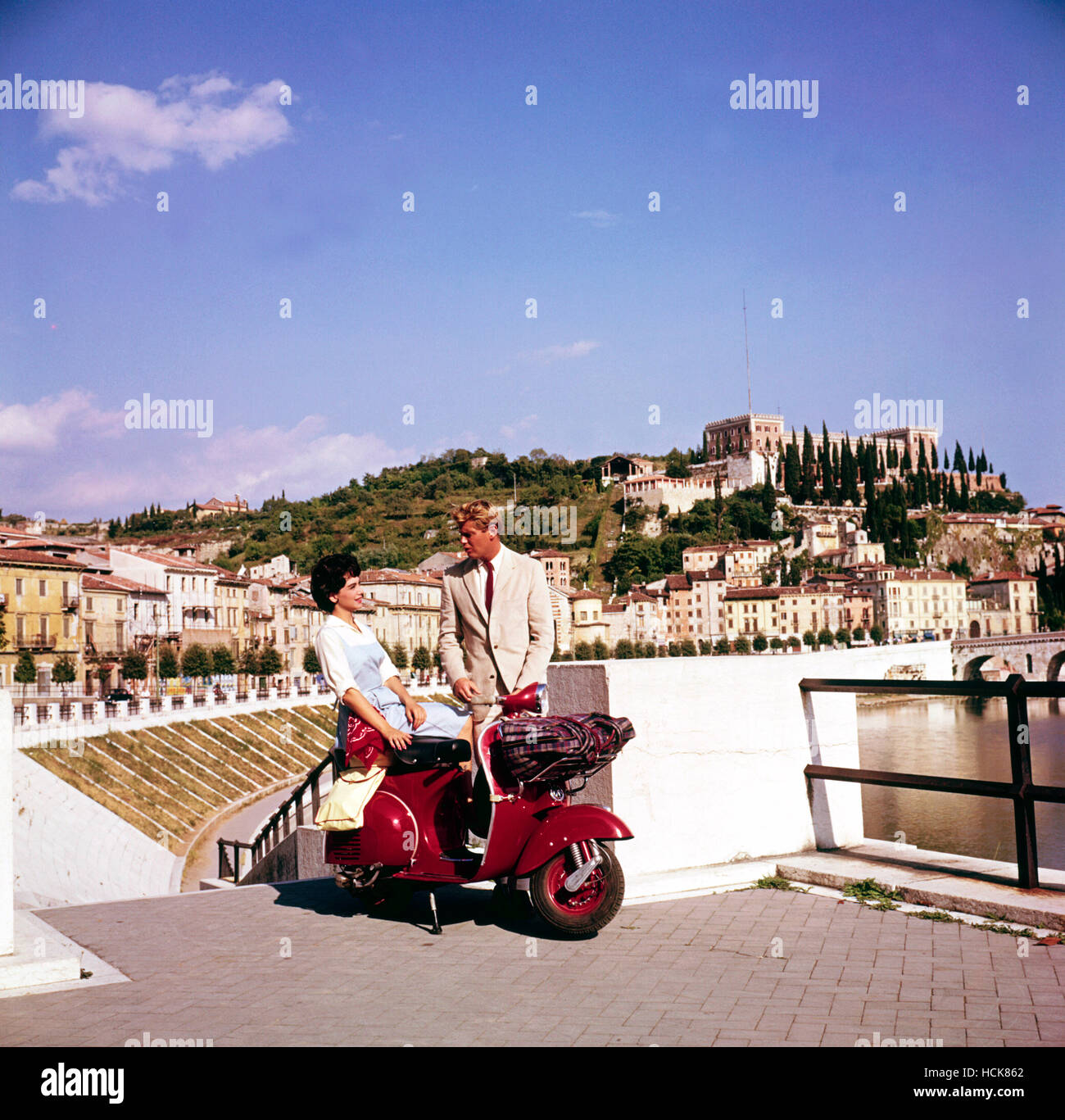 ROME ADVENTURE, from left: Suzanne Pleshette, Troy Donahue, 1962 Stock ...