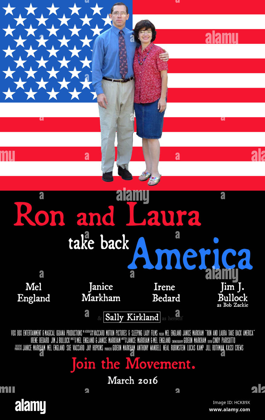 RON AND LAURA TAKE BACK AMERICA, US poster, from left: Mel England ...
