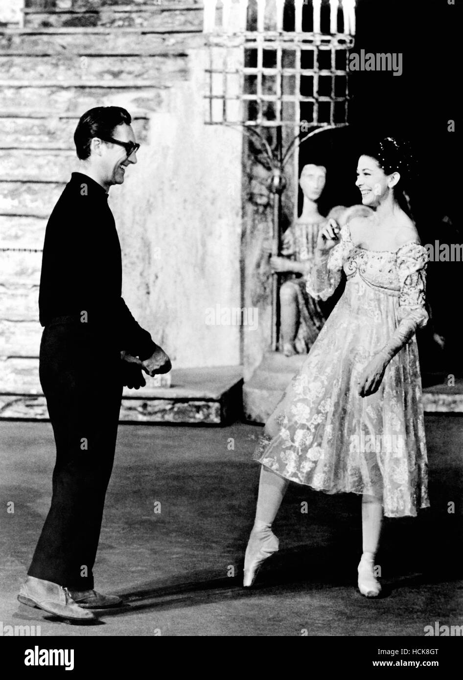 ROMEO AND JULIET, from left; balletmaster Jack Hart, Margot Fonteyn on ...