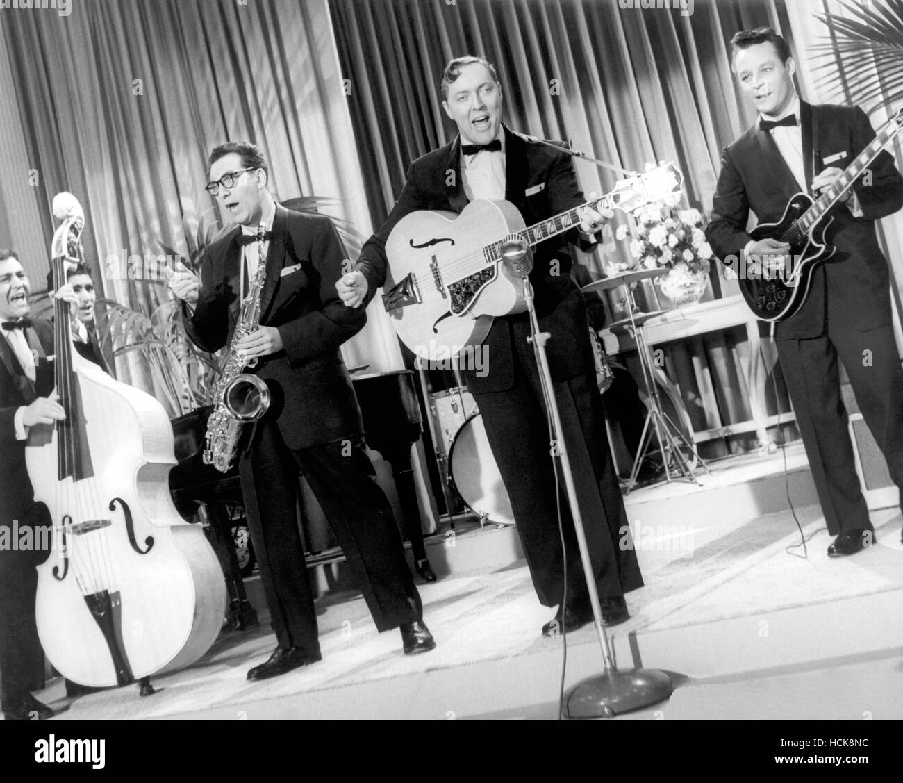 ROCK AROUND THE CLOCK, Bill Haley and the Comets, from left: Al Rex ...