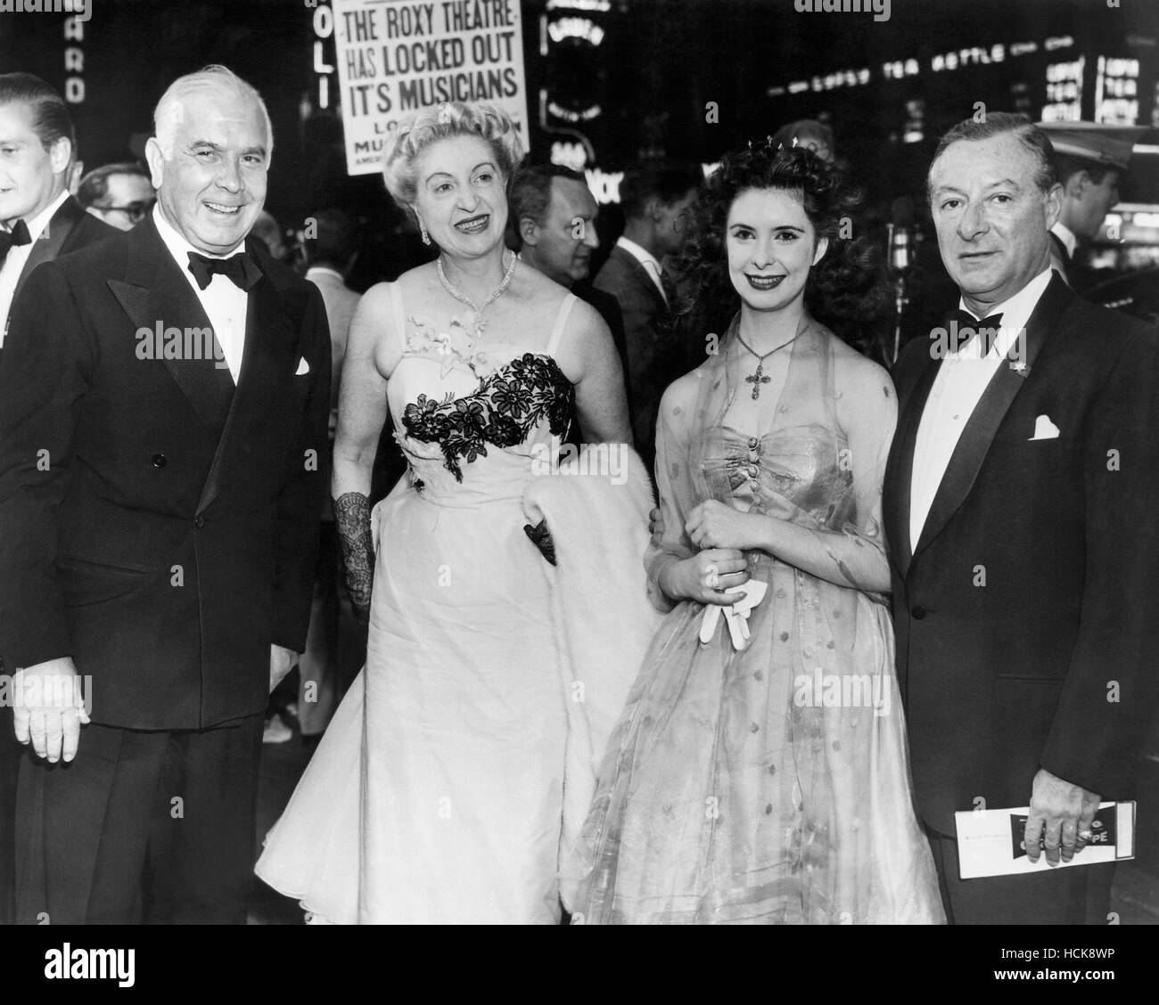 Front from left: despite picketers, 20th Century Fox president Spyros ...