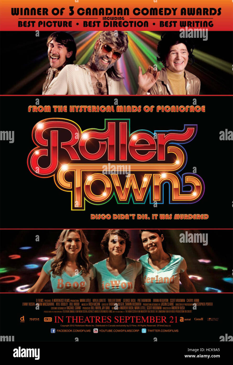 ROLLER TOWN, top l-r: Mark Little, Andrew Bush, Scott Vrooman on ...