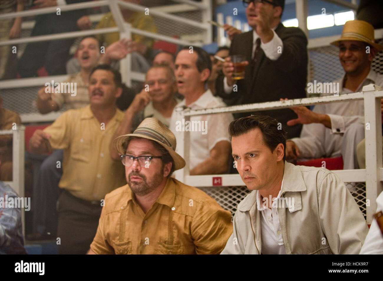 THE RUM DIARY, from left: Michael Rispoli, Johnny Depp, 2011. ph: Peter ...
