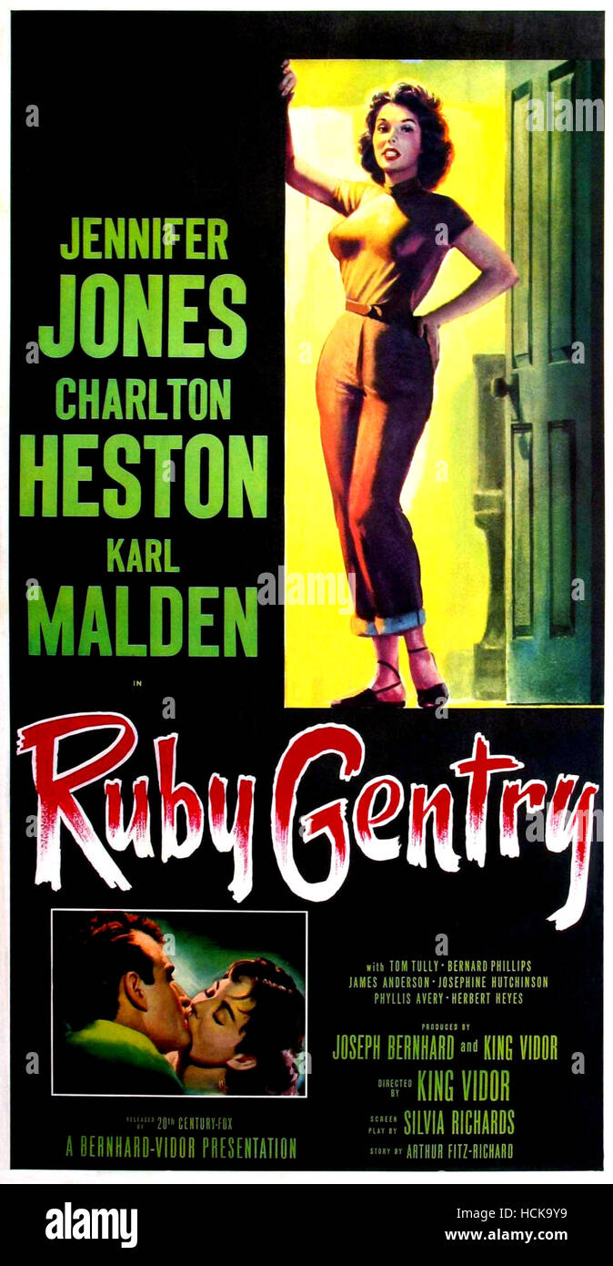 RUBY GENTRY, Jennifer Jones (top), 1952. TM and Copyright © 20th ...