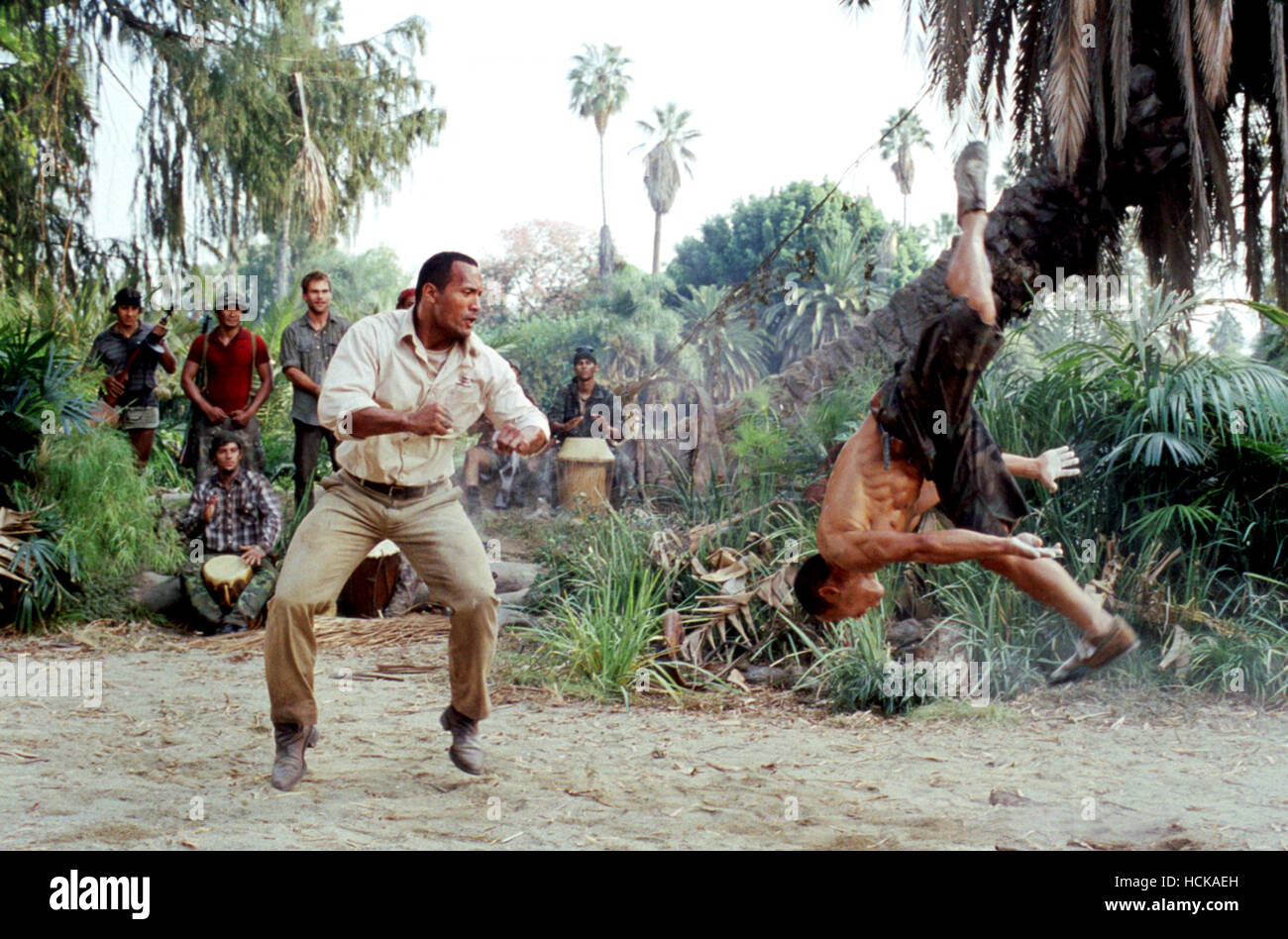 THE RUNDOWN, The Rock, Seann William Scott, Ernie Reyes, 2003, (c ...