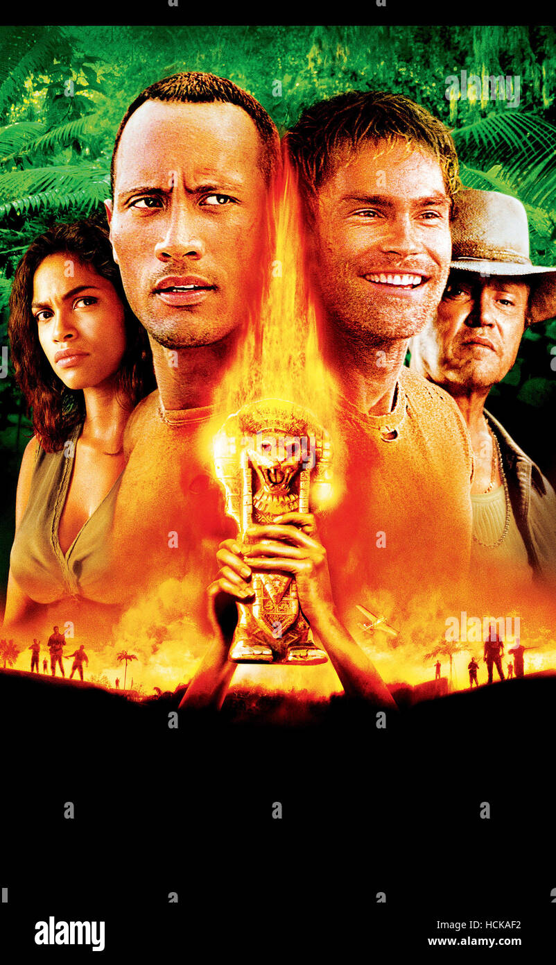 THE RUNDOWN, Rosario Dawson, Dwayne Johnson (aka The Rock), Seann ...