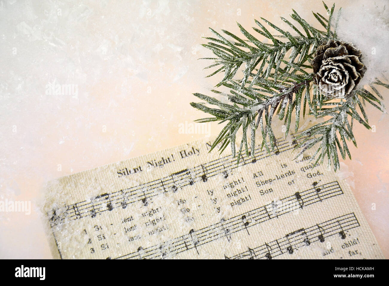 Christmas Sheet Music Background