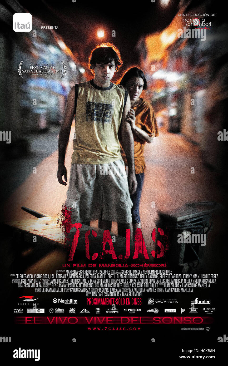 7 BOXES, (aka 7 CAJAS, aka SEVEN BOXES), Paraguayan poster art, from ...