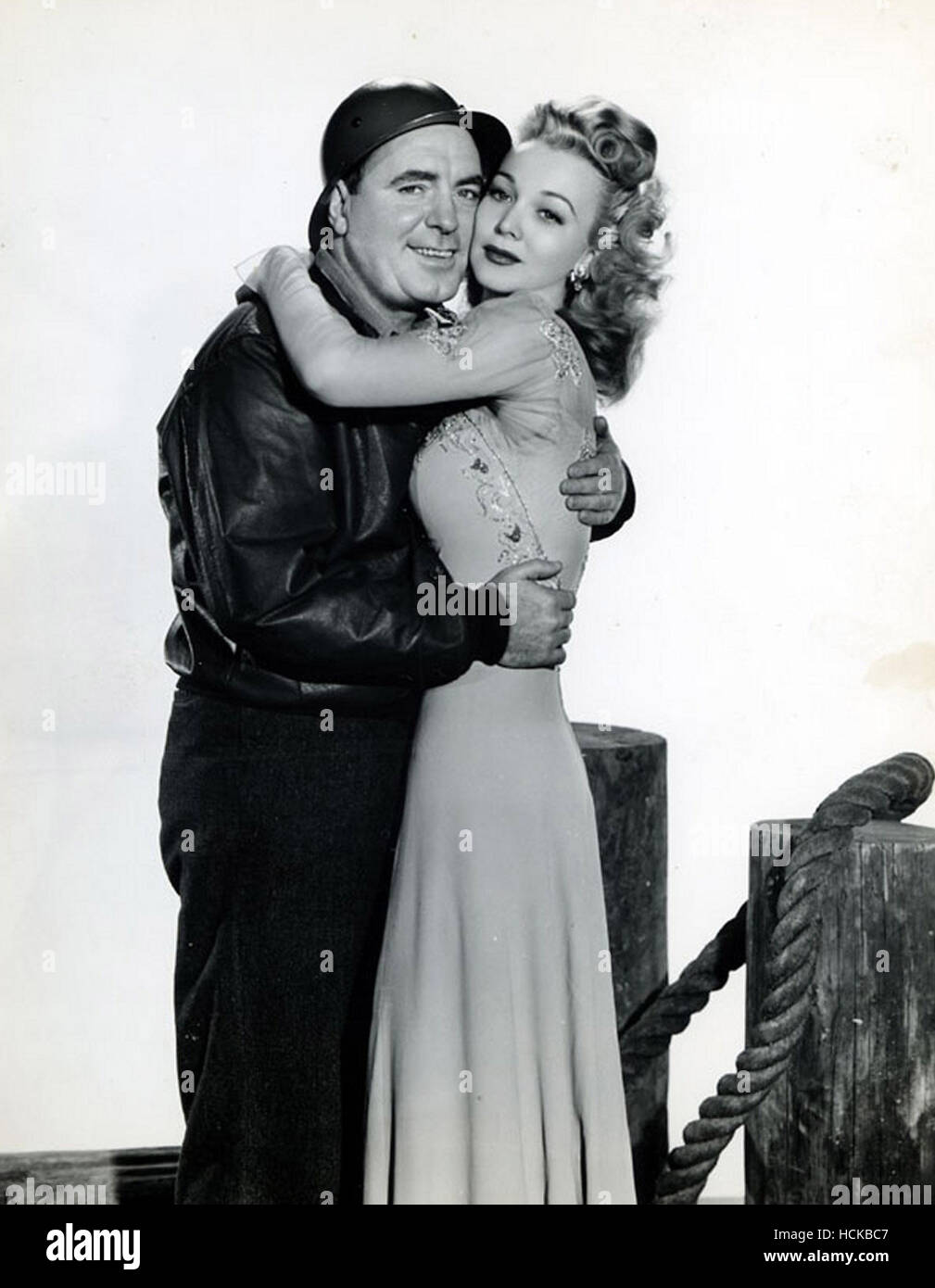 SECRET COMMAND, from left: Pat O'Brien, Carole Landis, 1944 Stock Photo ...