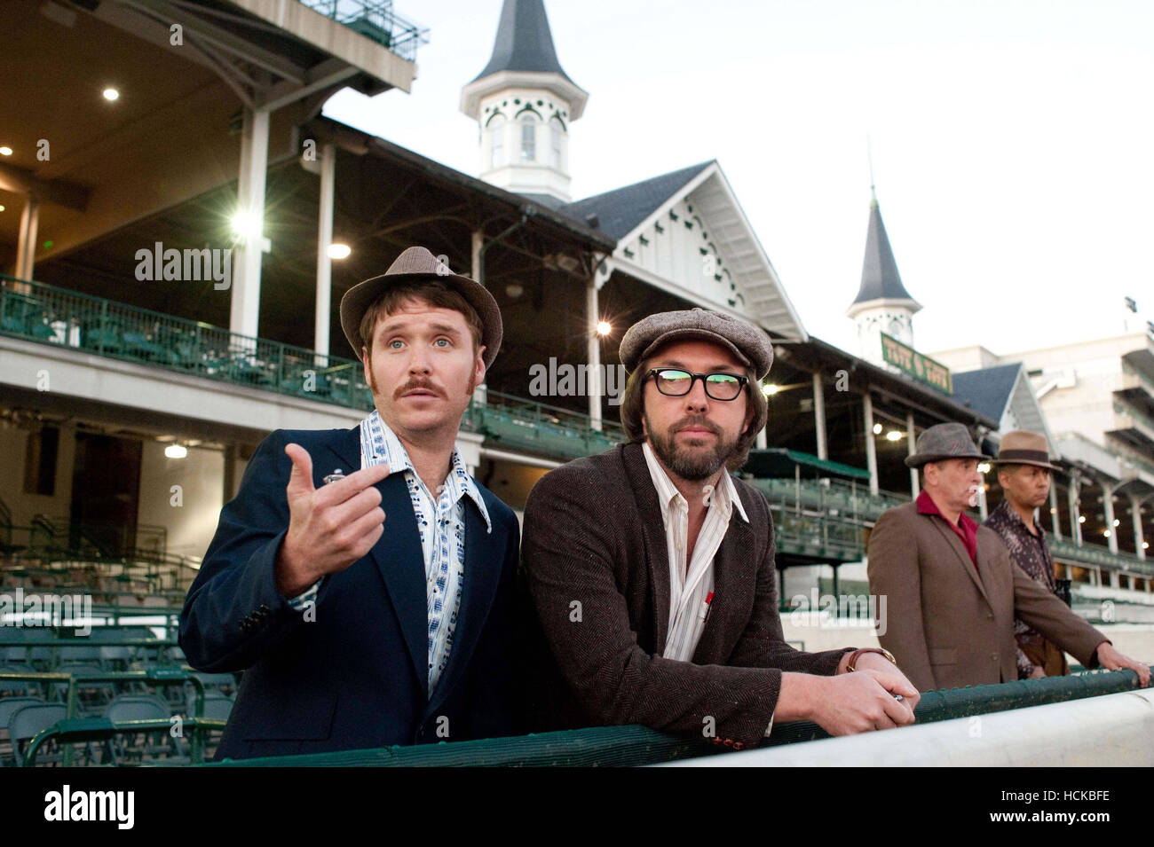 SECRETARIAT, front, from left: Kevin Connolly, Eric Lange, 2010. ©Walt ...