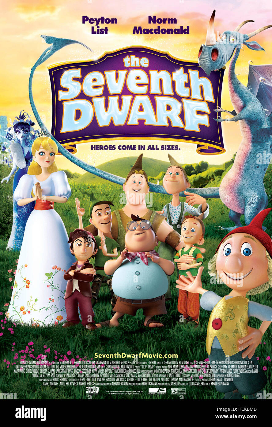 THE SEVENTH DWARF, (aka DER 7 BTE ZWERG), US poster, 2014. ©Shout ...