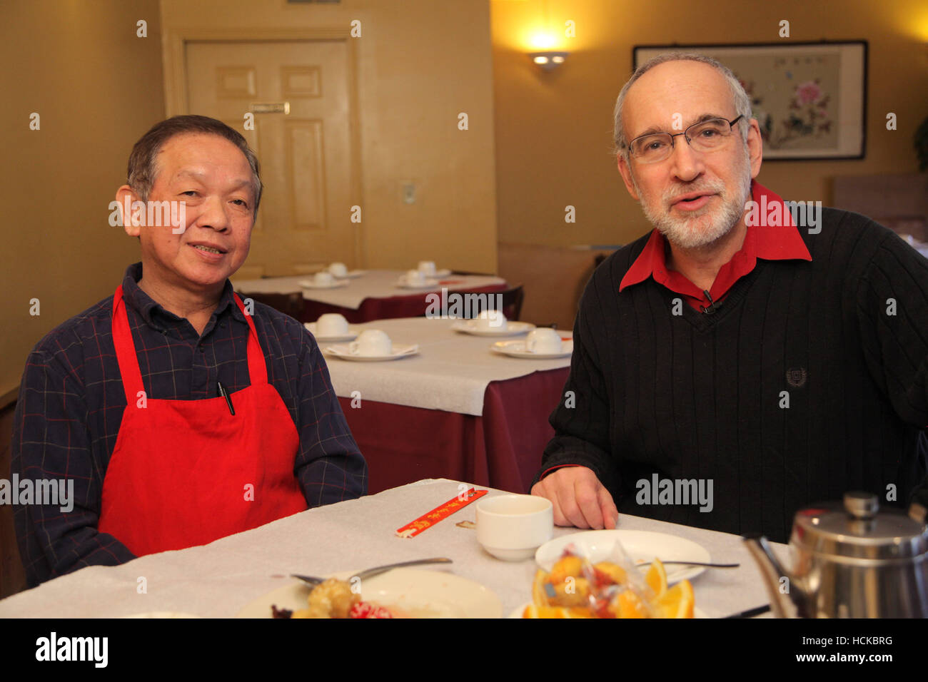 THE SEARCH FOR GENERAL TSO, Don Siegal (right), author and Simon Teng ...