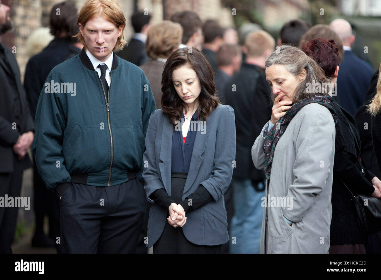 SHADOW DANCER, from left: Domhnall Gleeson, Andrea Riseborough, Brid ...