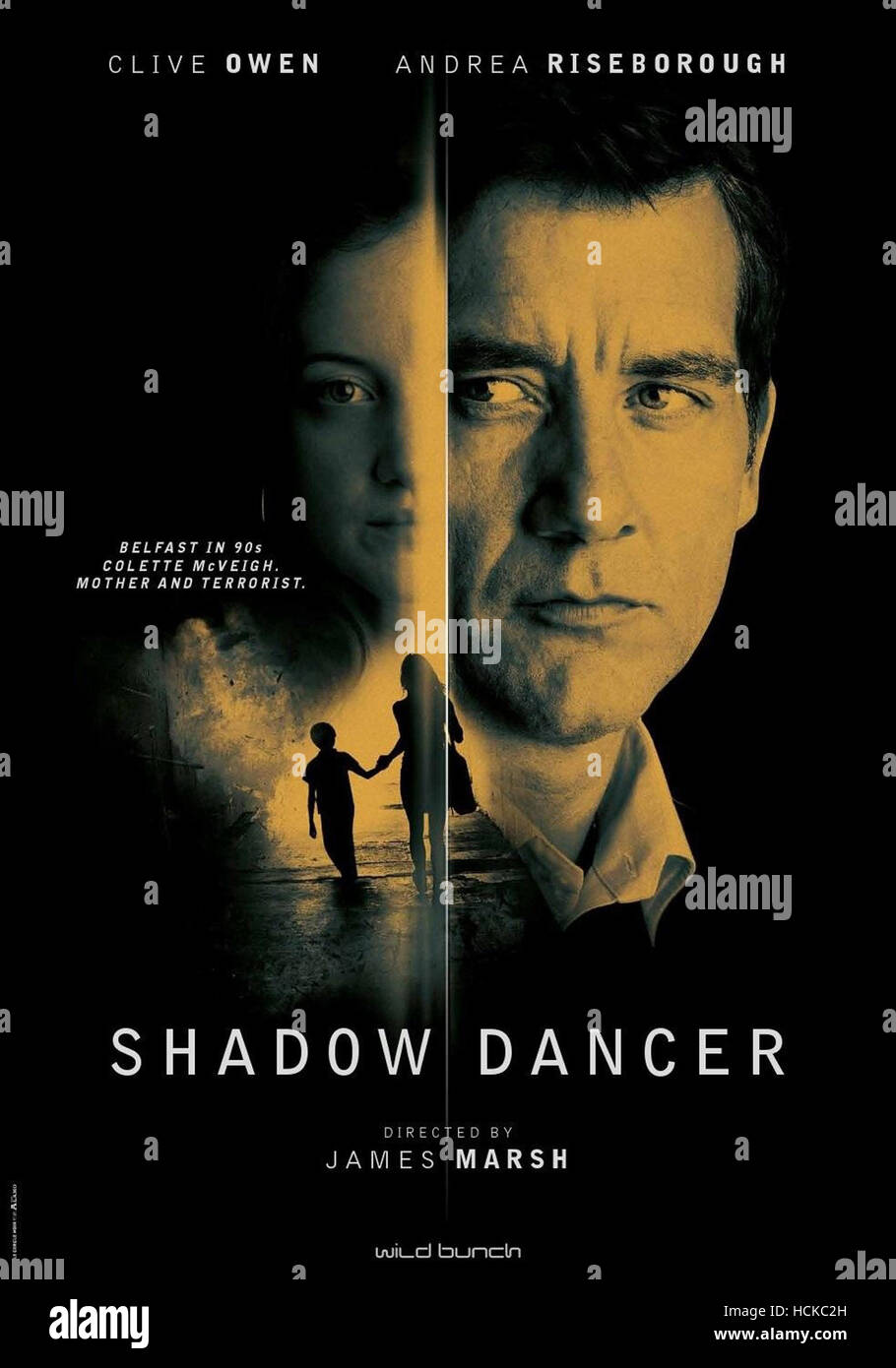 SHADOW DANCER, International poster art, from left: Andrea Riseborough ...