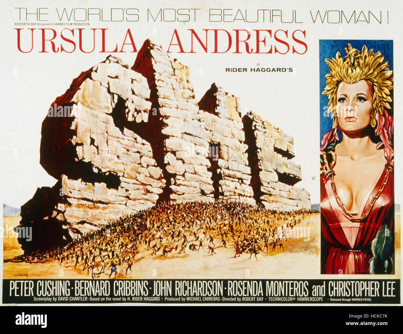 SHE, Ursula Andress, 1965 Stock Photo - Alamy