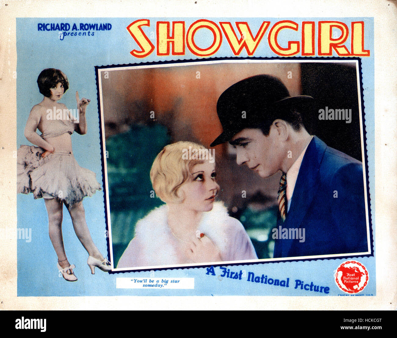 SHOW GIRL, US lobbycard, Donald Reed, Alice White, 1928 Stock Photo - Alamy