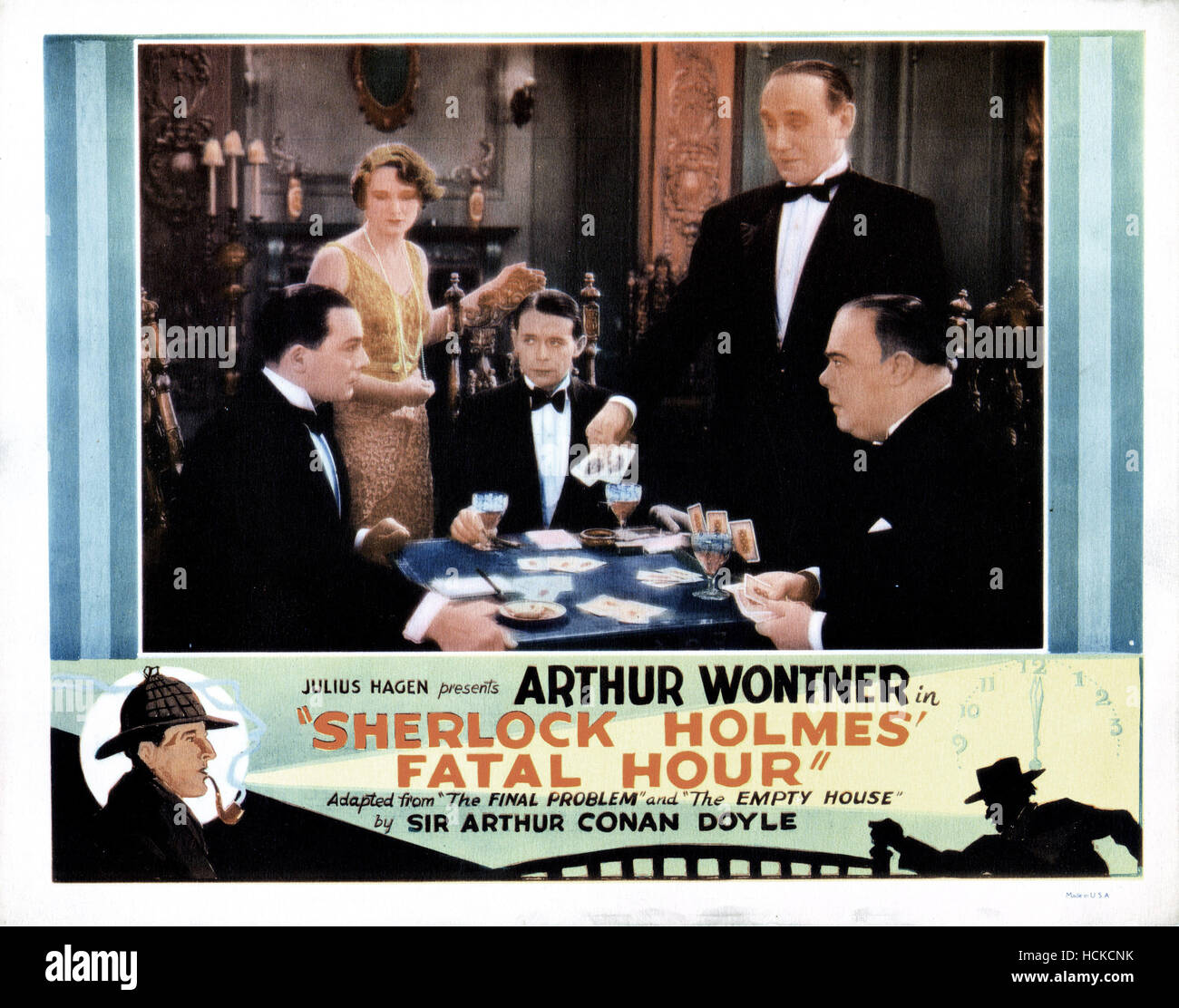 SHERLOCK HOLMES' FATAL HOUR, (aka THE SLEEPING CARDINAL), standing ...