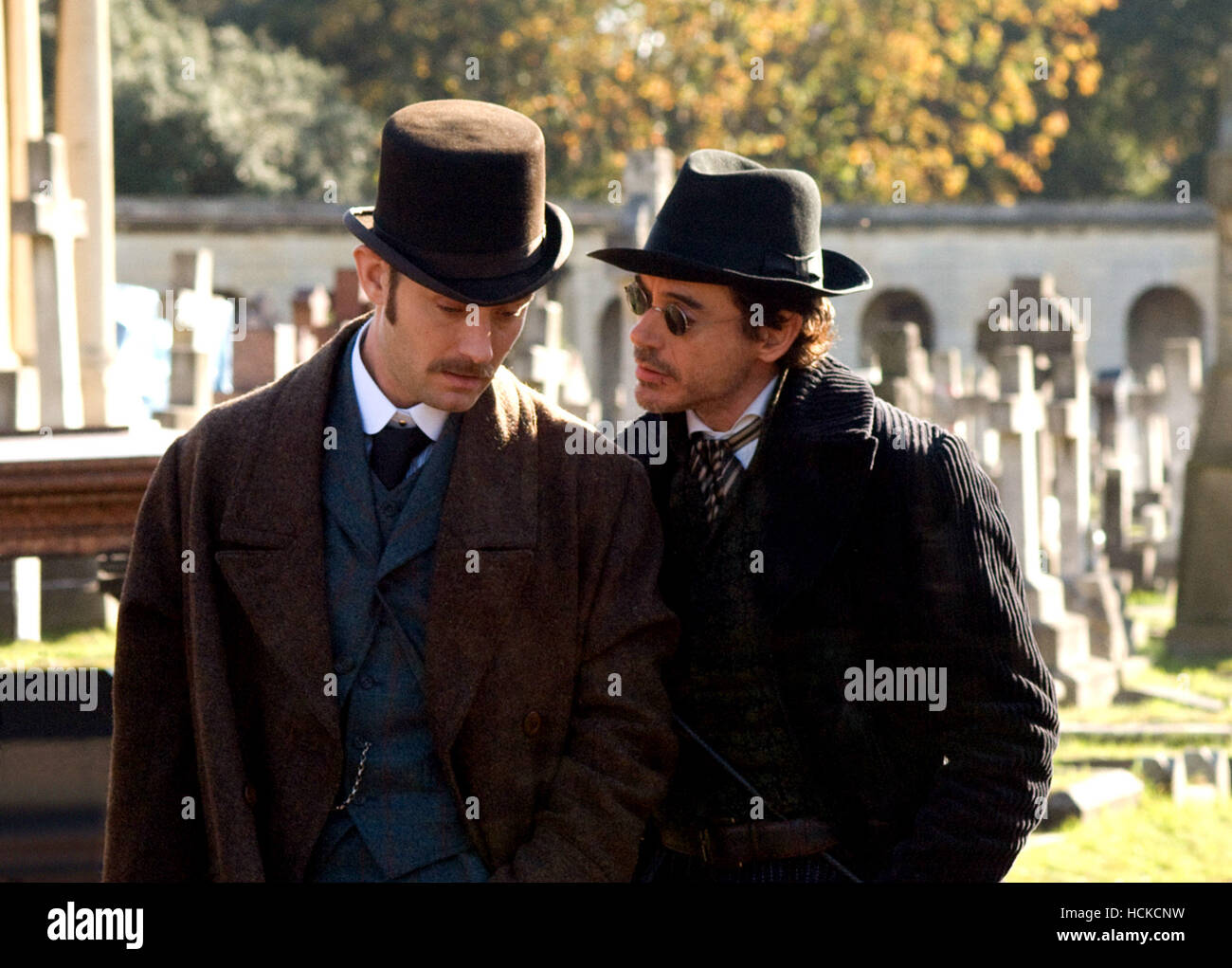 SHERLOCK HOLMES, from left: Jude Law, Robert Downey Jr., 2009. Ph: Alex ...