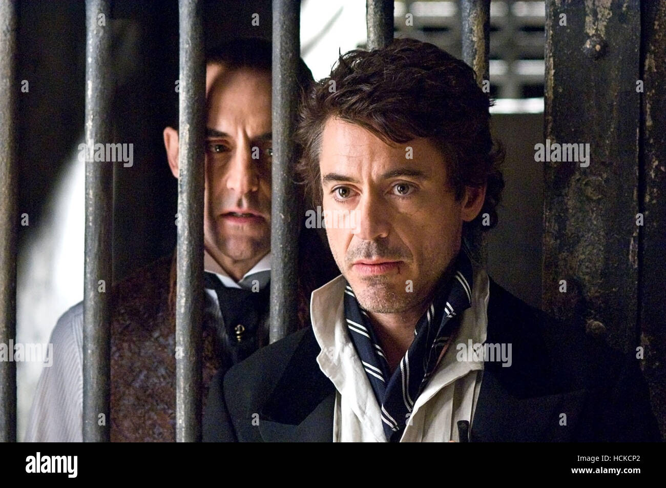 SHERLOCK HOLMES, from left: Mark Strong, Robert Downey Jr., 2009. Ph ...