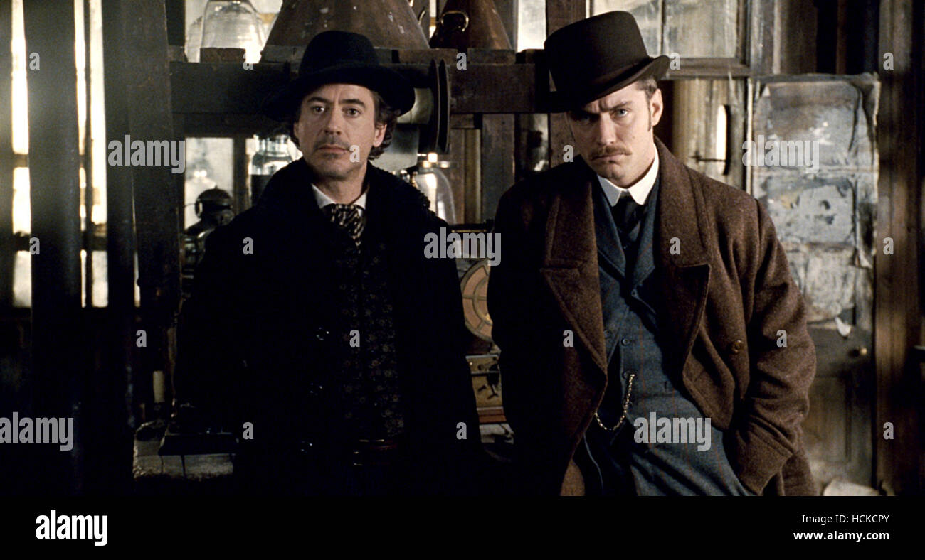 SHERLOCK HOLMES, from left: Robert Downey Jr., Jude Law, 2009. ©Warner ...