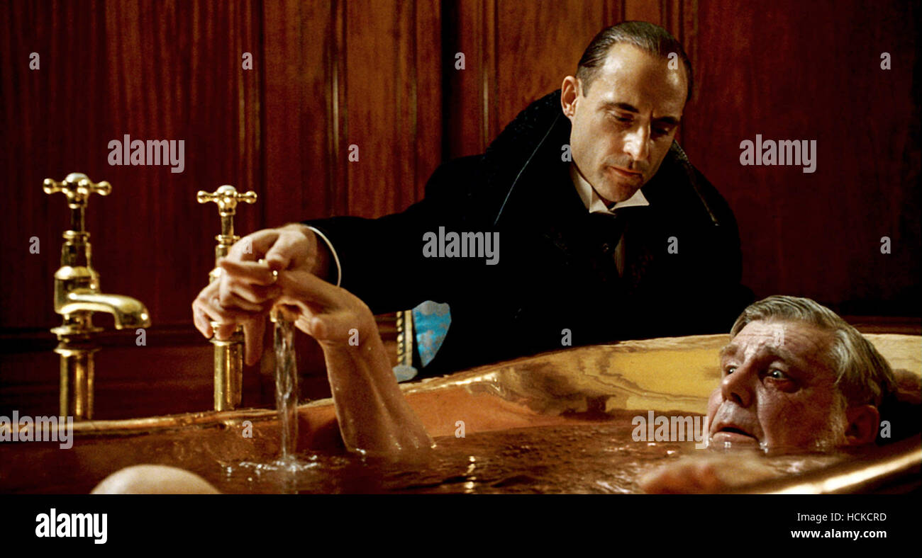 SHERLOCK HOLMES, Mark Strong (back), James Fox, 2009. ©Warner Bros ...