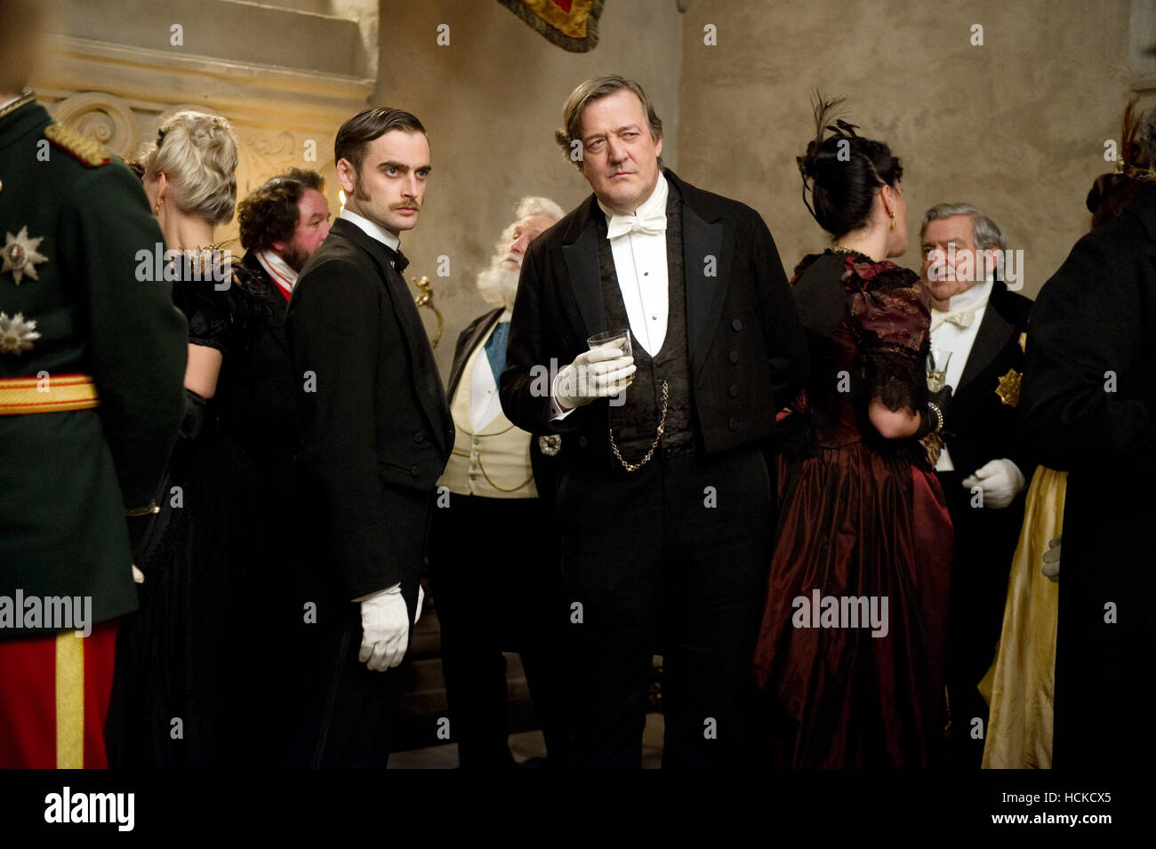 SHERLOCK HOLMES: A GAME OF SHADOWS, from left: Jack Laskey, Stephen Fry ...