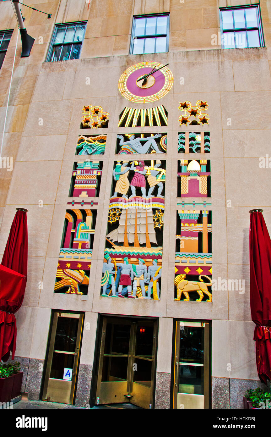 Art deco exterior building Stock Photo - Alamy