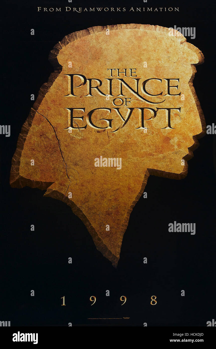 THE PRINCE OF EGYPT, US advance poster art, 1998. ©DreamWorks/courtesy ...