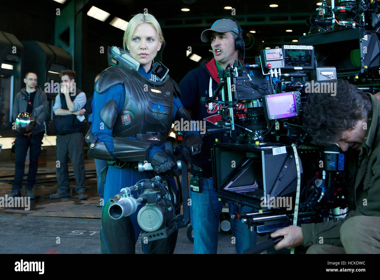 PROMETHEUS, Charlize Theron, on set, 2012. ph: Kerry Brown/TM ...