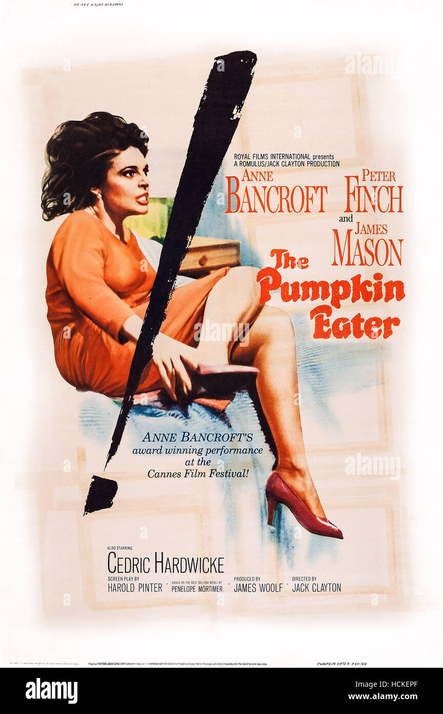 THE PUMPKIN EATER, US poster art, Anne Bancroft, 1964 Stock Photo - Alamy