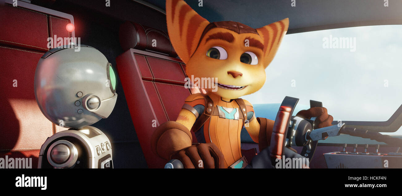 RATCHET & CLANK, (aka RATCHET AND CLANK), from left: Clank (voice ...