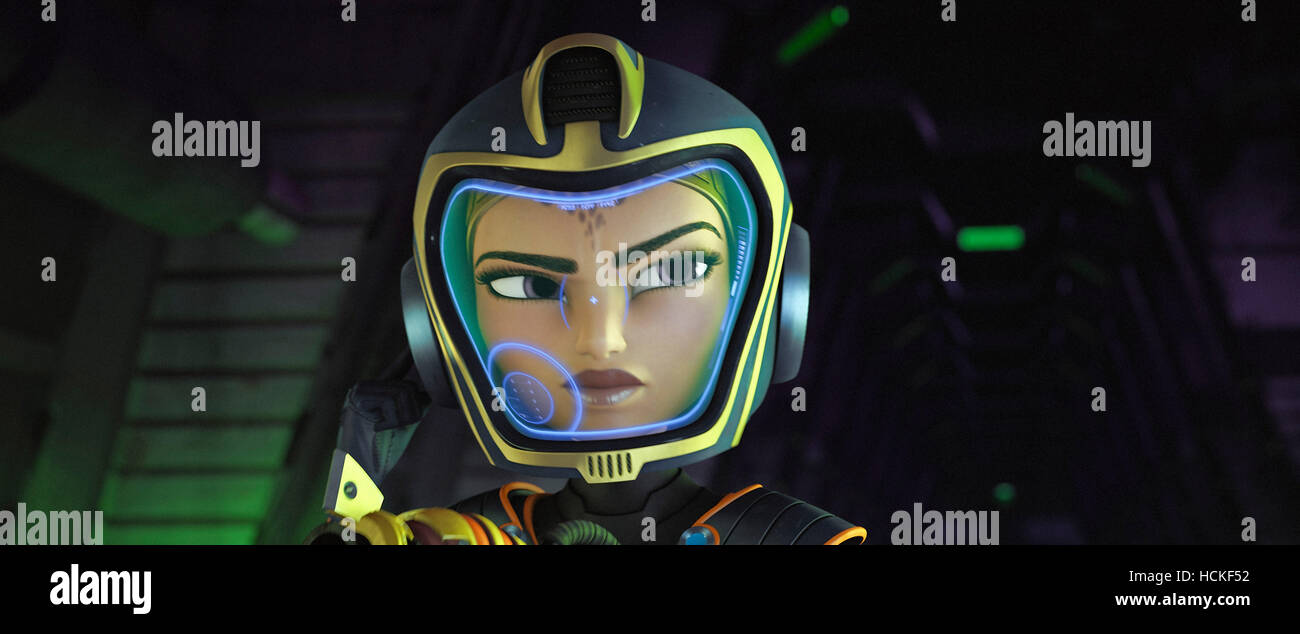 RATCHET & CLANK, (aka RATCHET AND CLANK), Cora (voice: Bella Thorne ...