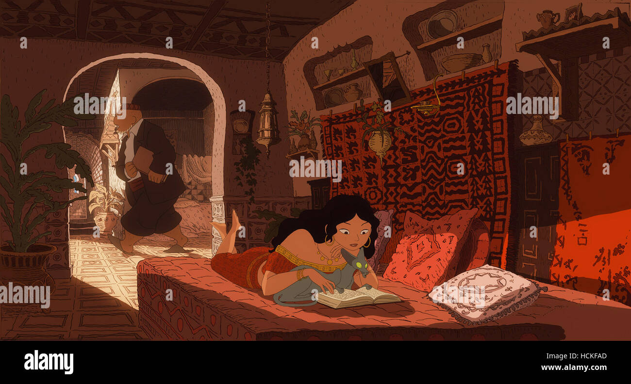 THE RABBI'S CAT, (aka LE CHAT DU RABBIN), from left: Rabbi Abraham Sfar ...