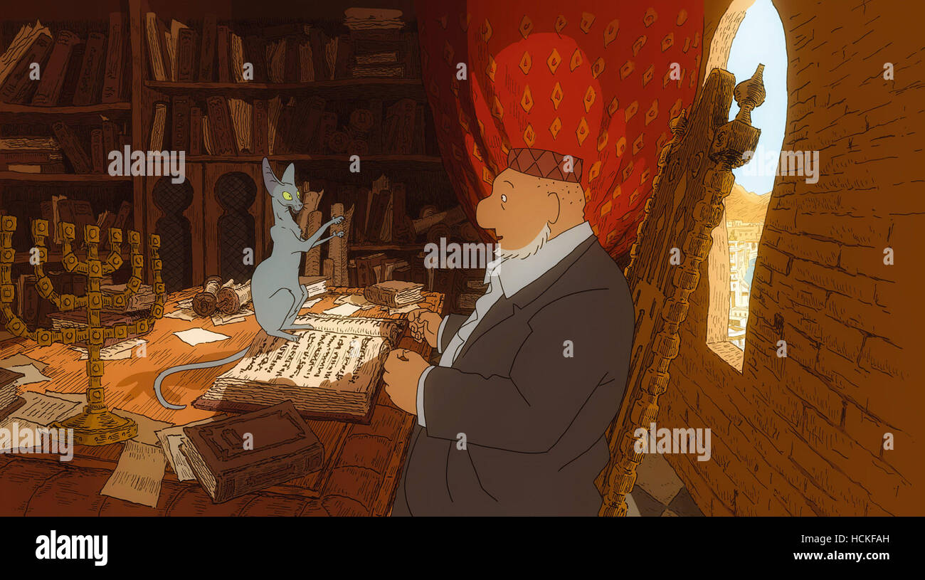 THE RABBI'S CAT, (aka LE CHAT DU RABBIN), from left: the rabbi's cat ...