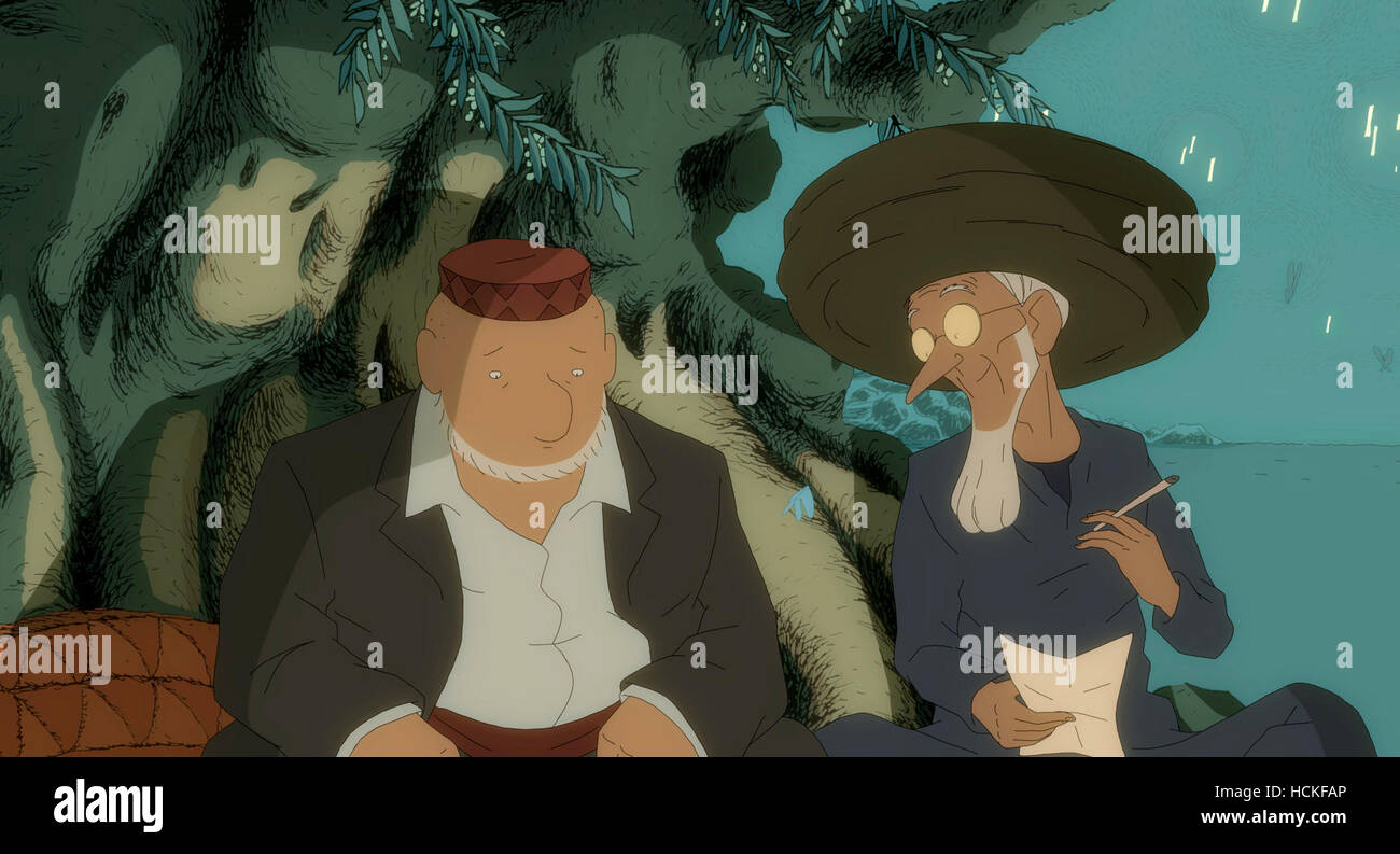 THE RABBI'S CAT, (aka LE CHAT DU RABBIN), from left: Rabbi Abraham Sfar ...