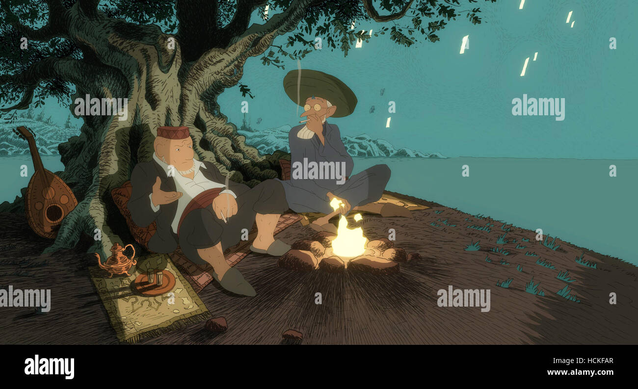 THE RABBI'S CAT, (aka LE CHAT DU RABBIN), from left: Rabbi Abraham Sfar ...