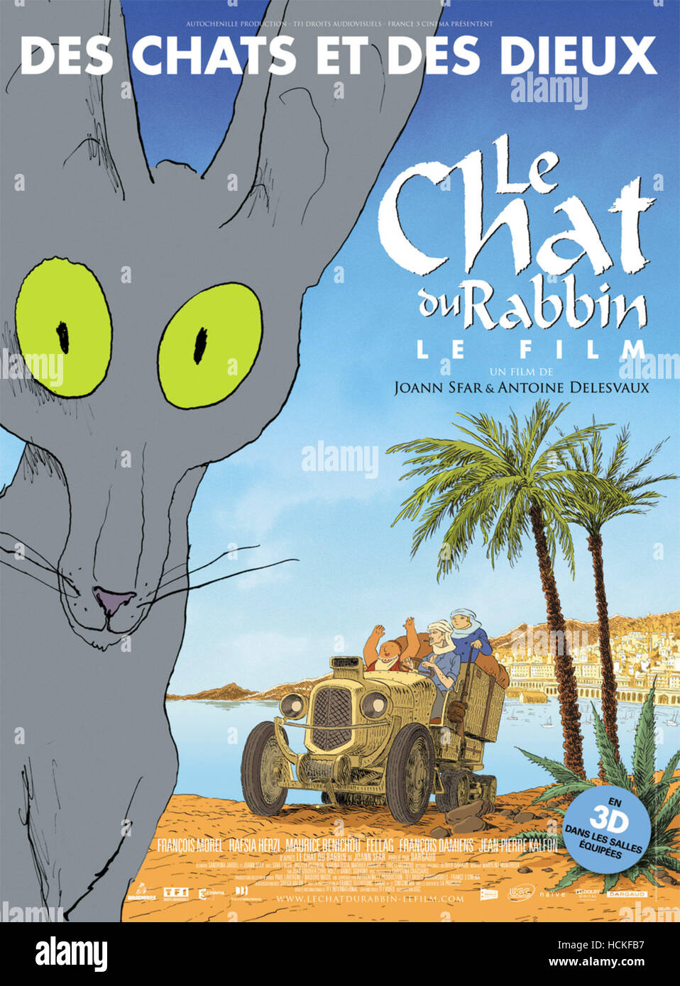THE RABBI'S CAT, (aka LE CHAT DU RABBIN), French poster art, the rabbi ...