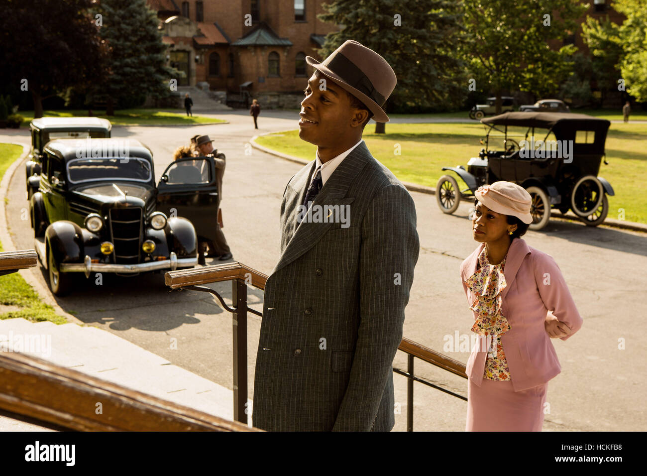 RACE, from left: Stephan James as Jesse Owens, Shanice Banton, 2016. ph ...