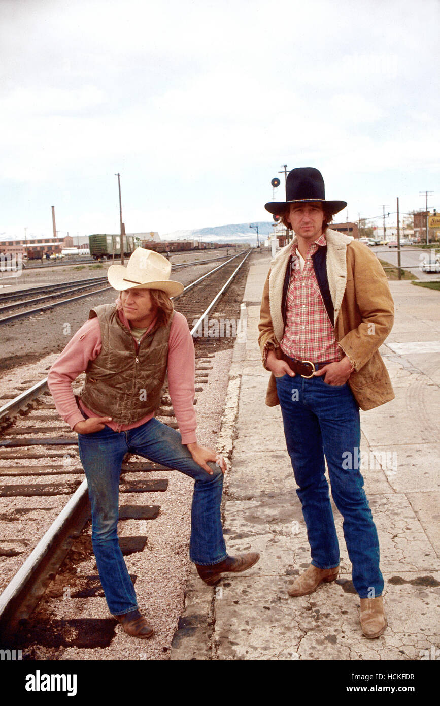 RANCHO DELUXE, Jeff Bridges, Sam Waterston, 1975 Stock Photo - Alamy