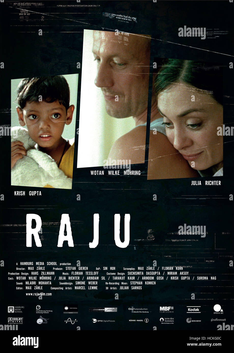 RAJU, from left: Krish Gupta, Wotan Wilke Mohring, Julia Richter, 2011 ...