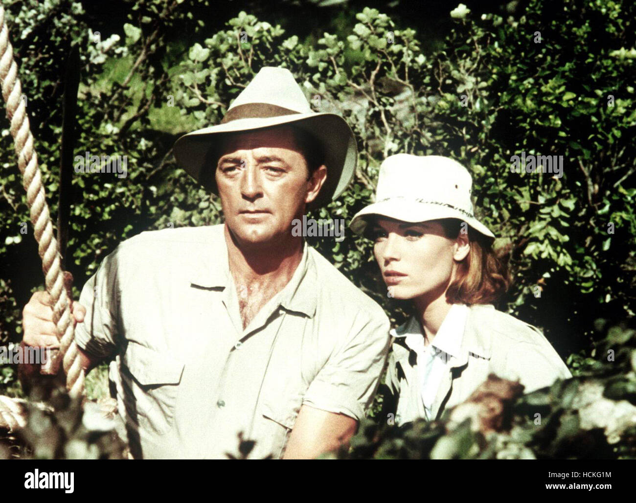 RAMPAGE, Robert Mitchum, Elsa Martinelli, 1963 Stock Photo - Alamy