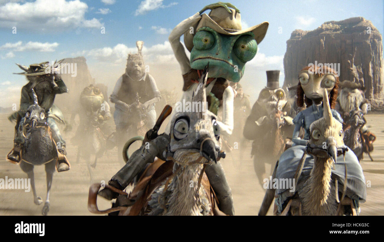 RANGO, Rango (voice: Johnny Depp), 2011, ©Paramount Pictures/courtesy ...