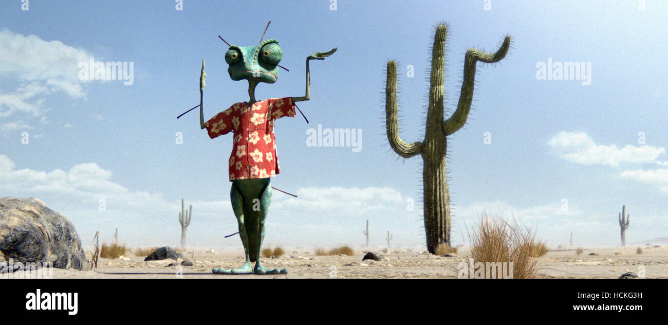 RANGO, Rango (voice: Johnny Depp), 2011. ©Paramount Pictures/Courtesy ...