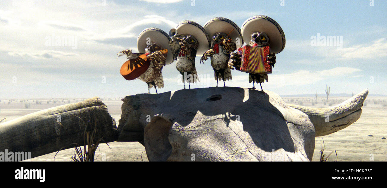 RANGO, the Mariachi Owls, 2011. ©Paramount Pictures/Courtesy Everett ...