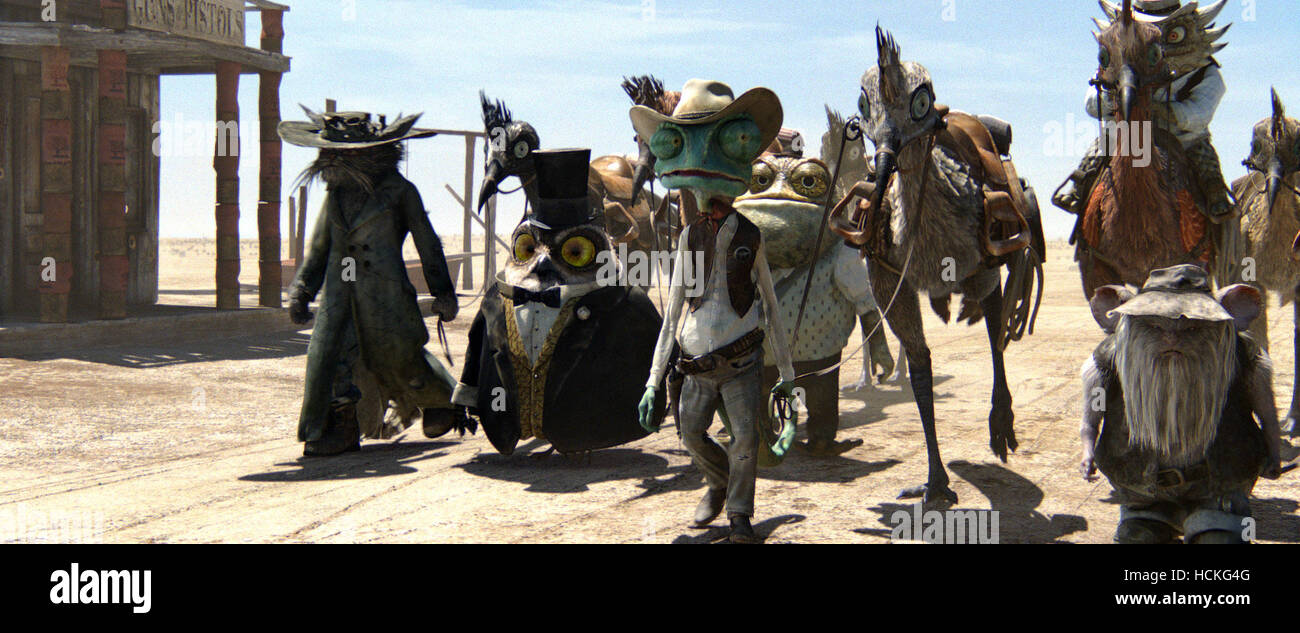RANGO, from left: Elgin (voice: John Cothran), Ambrose (voice: Ian ...