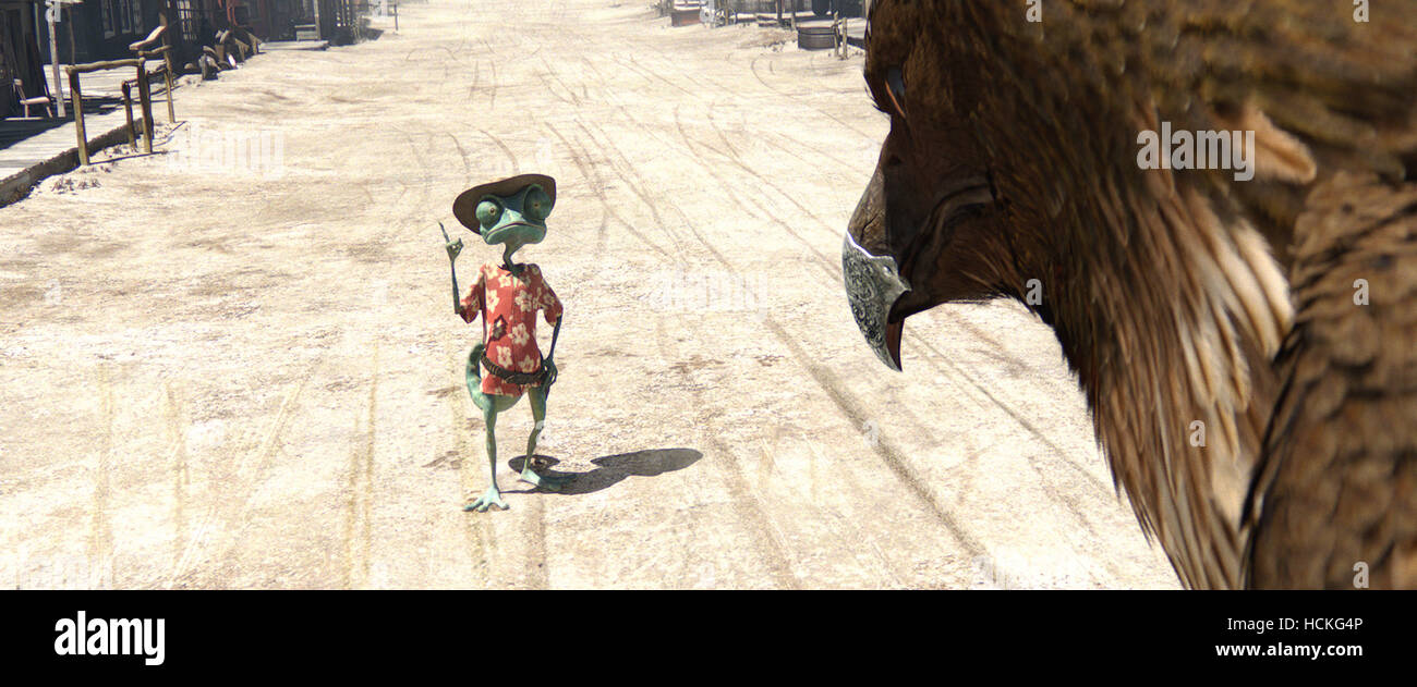 RANGO, Rango (voice: Johnny Depp), 2011. ph: Industrial Light & Magic ...
