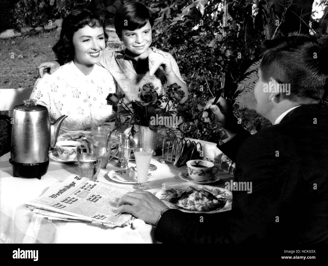 RANSOM!, from left: Donna Reed, Bobby Clark, Glenn Ford, 1956 Stock ...