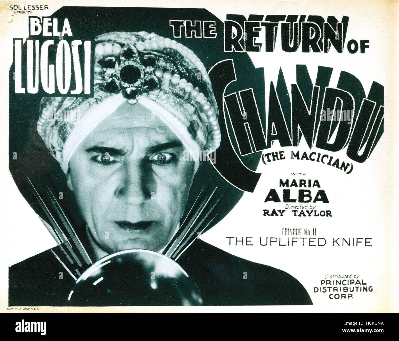 THE RETURN OF CHANDU, Bela Lugosi, 1934 Stock Photo - Alamy